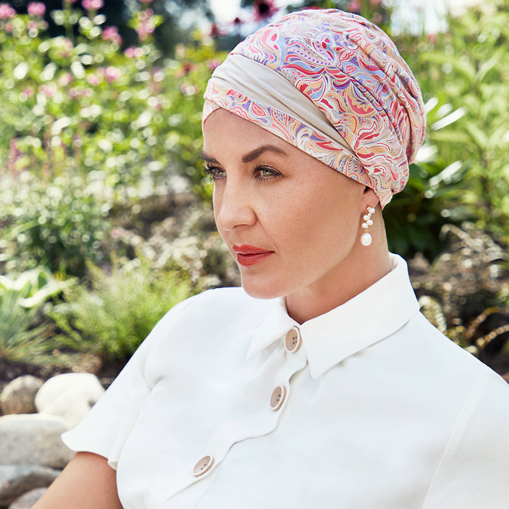Shakti Turban - Energetic Flowers – Aurora Direct