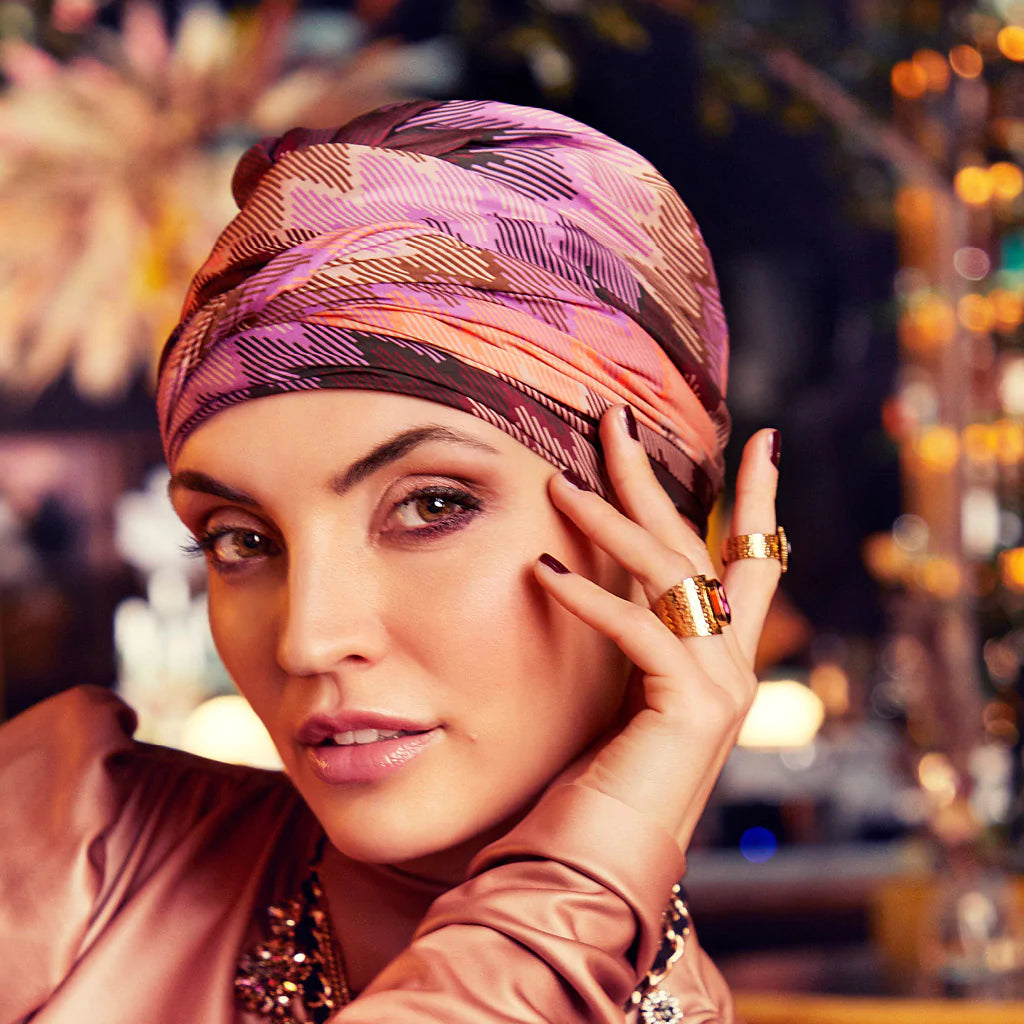 Sapphire Turban - Bohemian Vibes | Chemo | Head Wear | Cancer Care ...